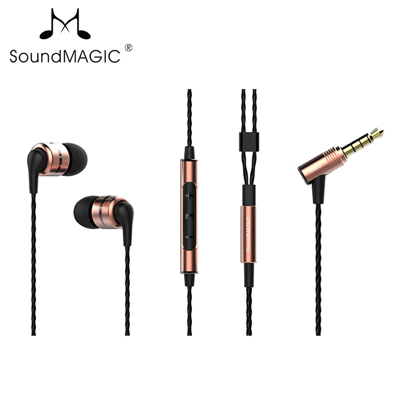SoundMAGIC E80C Flagship Noise Isolating In-Ear Headphones with Comply Eartips and Microphone ...