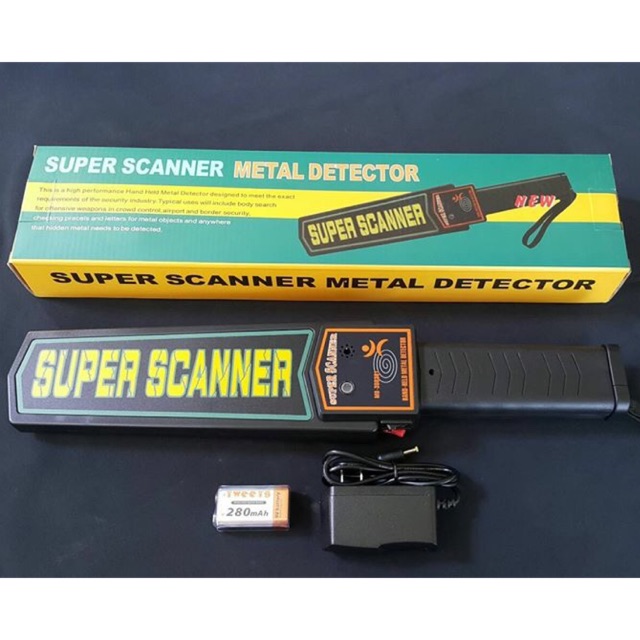 เครื่องตรวจหาโลหะรักษาความปลอดภัย SUPER SCANNER MD-3003B1 | Shopee Thailand