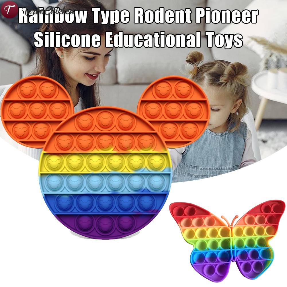 2021 Pop it Push Bubble Gadget Toy Push Pop Bubble Fidget Sensory Toy ...