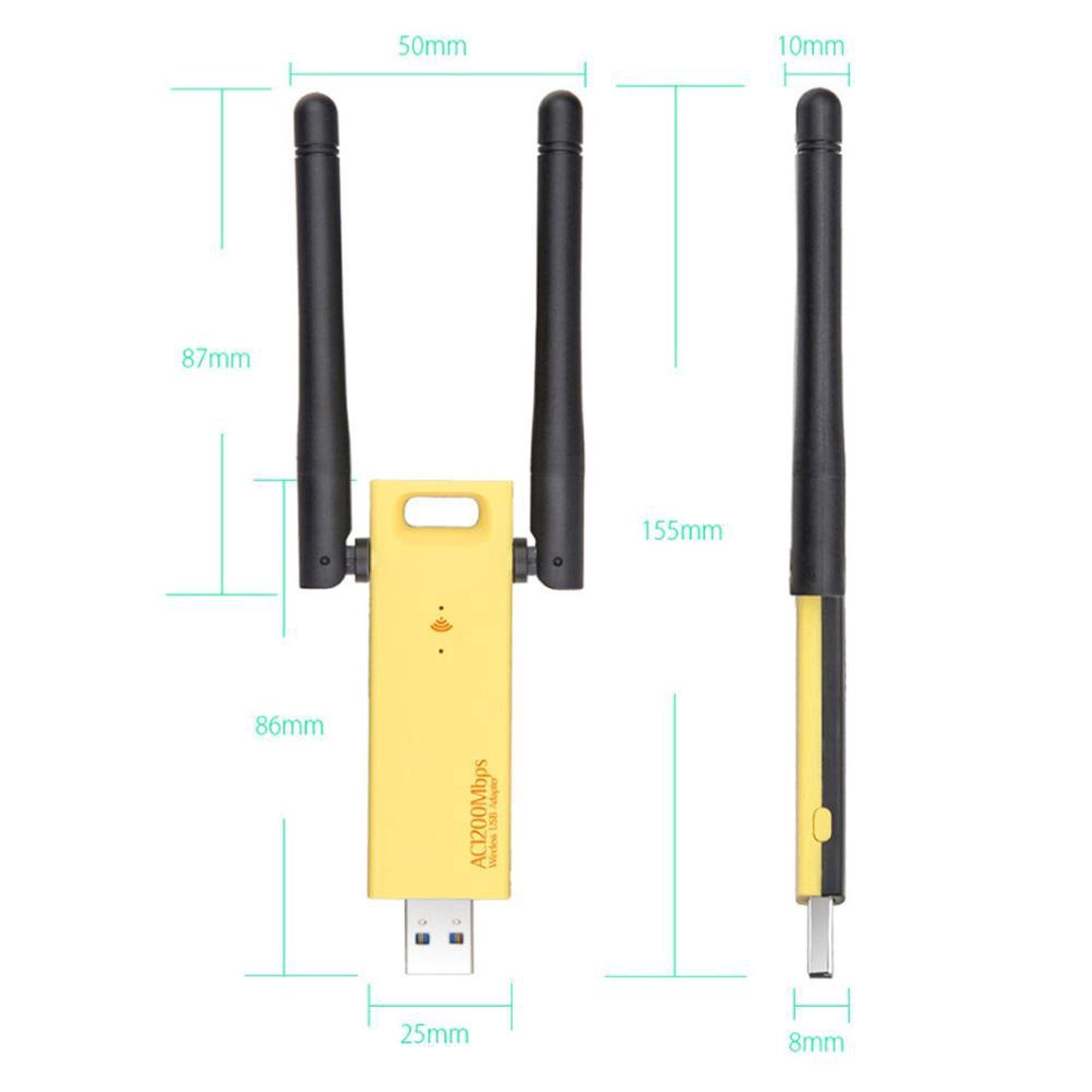 [new]1200Mbps Wireless USB Wifi Adapter Realtek RTL8812AU 2.4G/5GHz 802 ...