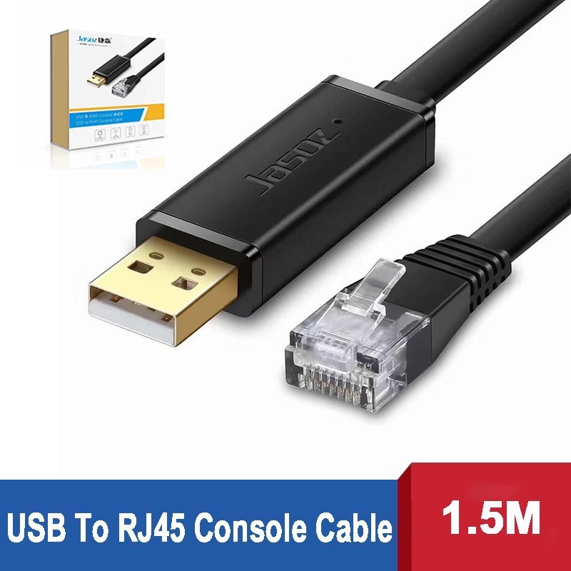 USB To RJ45 Console Cable Adapter Converter 1.5m RS232 USB Serial RS232 ...