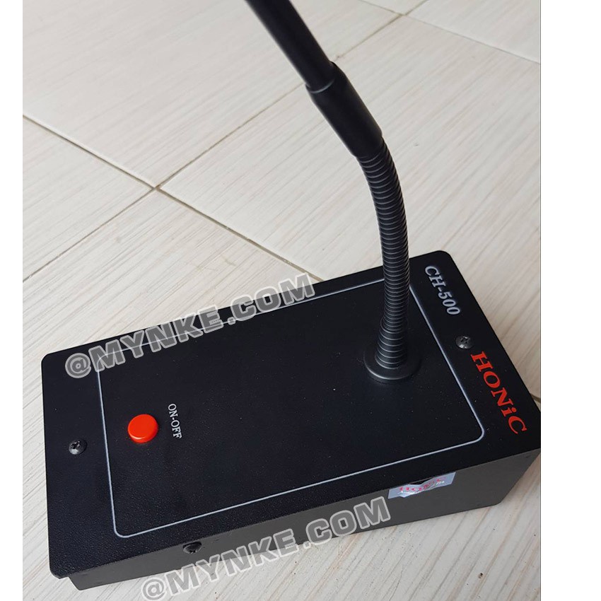 ฮิตที่สุดไมค์ประกาศประชาสัมพันธ์เรียกบุคคล ไมโครโฟนตั้งโต๊ะ คออ่อน honic ch500 - y24i7urze3 ...