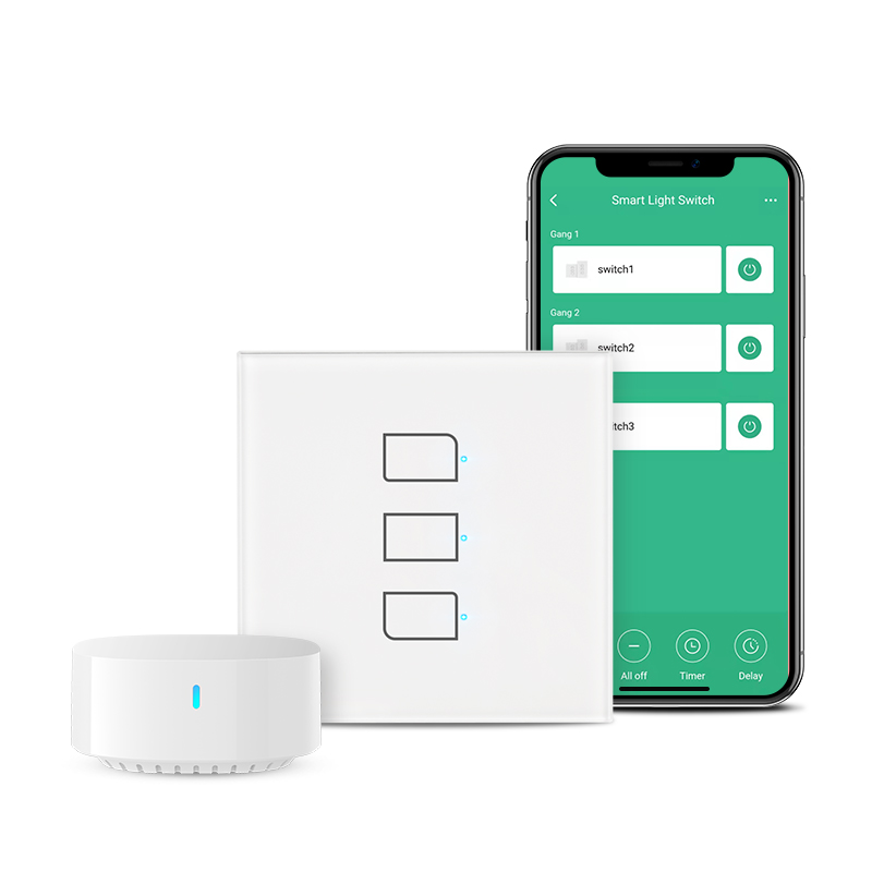 Broadlink Tc3 - Uk 1 / 2 / 3 Gang สวิทช์ไฟอัจฉริยะ S3 - Way ควบคุมด้วย ...