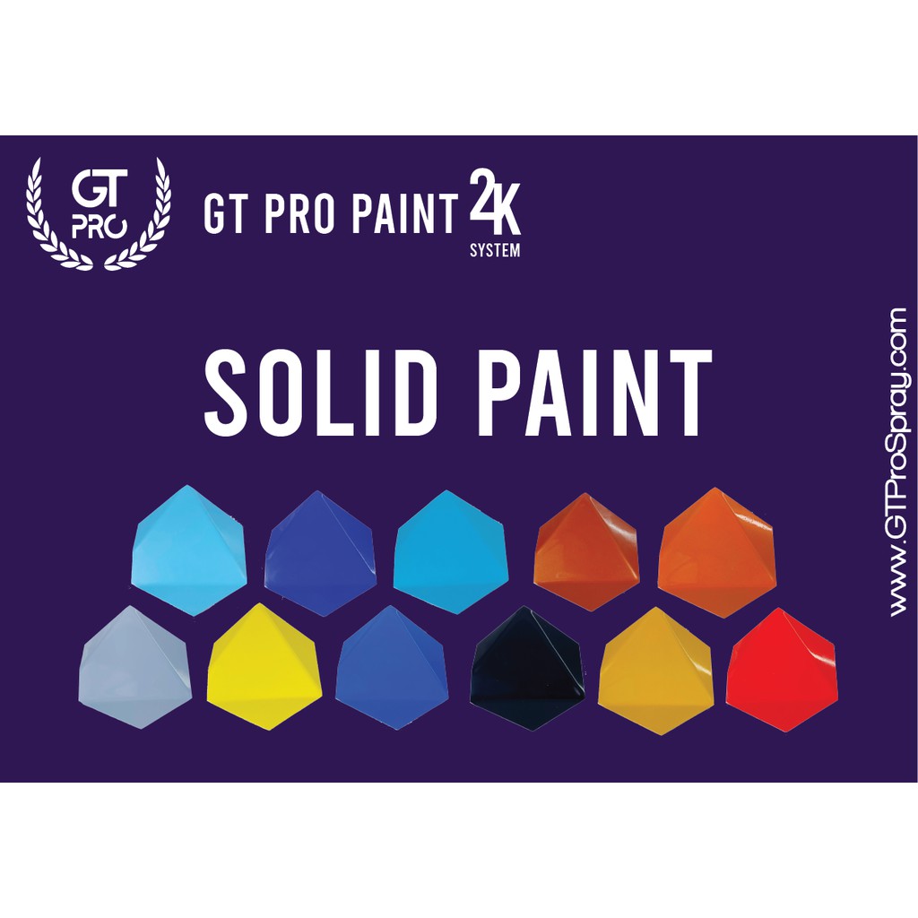 สีสเปรย์ GT Pro Solid Paint 1 | Shopee Thailand