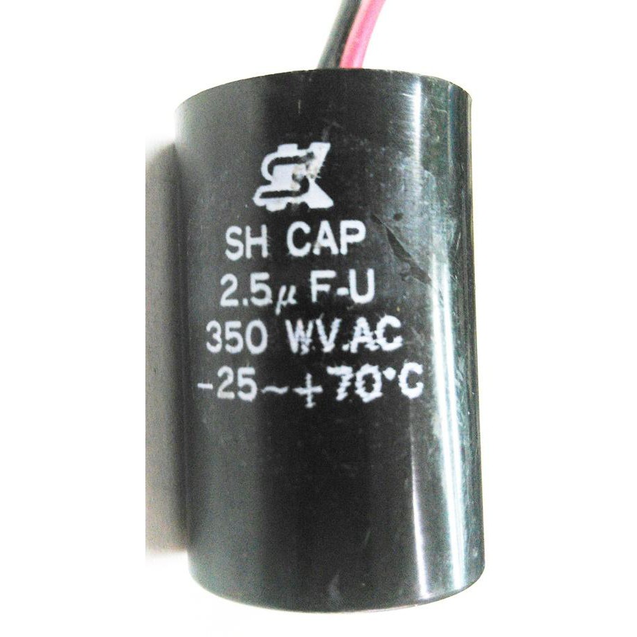 SH Capacitor คาปาซิเตอร์ /แคปพัดลม/แคปรันมอเตอร์ 2.5uF 350V.AC ...