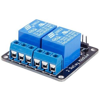 บอร์ด Relay 2 ช่อง 5V Relay Module 5V 2 Channel isolation control 250V ...
