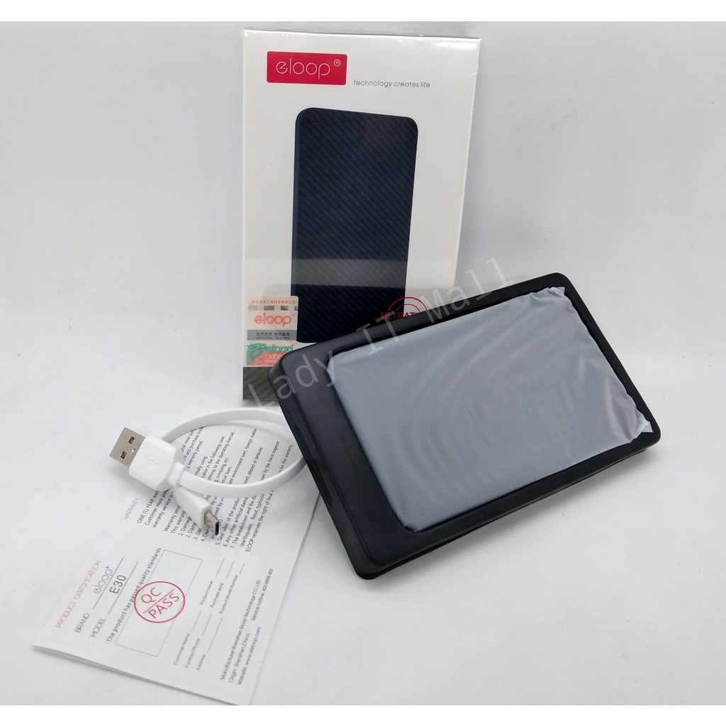 Eloop E30 Power Bank ของแท้100 ความจุ5000mah (ไม่แท้ยินดีคืนเงิน) แบบ ...