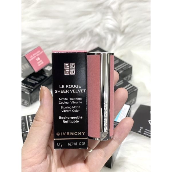 Givenchy Le Rouge Sheer Velvet ขนาด 3.4 กรัม ป้ายคิงส์พาวเว่อร์ ...