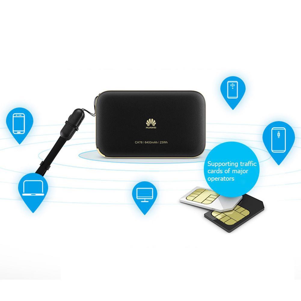 【SIM router & Power Bank】ฮอตสปอตเราเตอร์ไร้สายสำหรับ Huawei E5885 ...