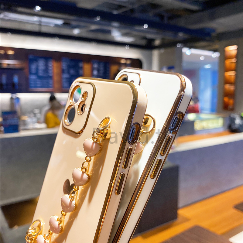 IPHONE เคสโทรศัพท์มือถือลายหัวใจสําหรับ Iphone12 11 Pro Max Mini Xs Max Xr X 8 7 6 6 S Plus ...