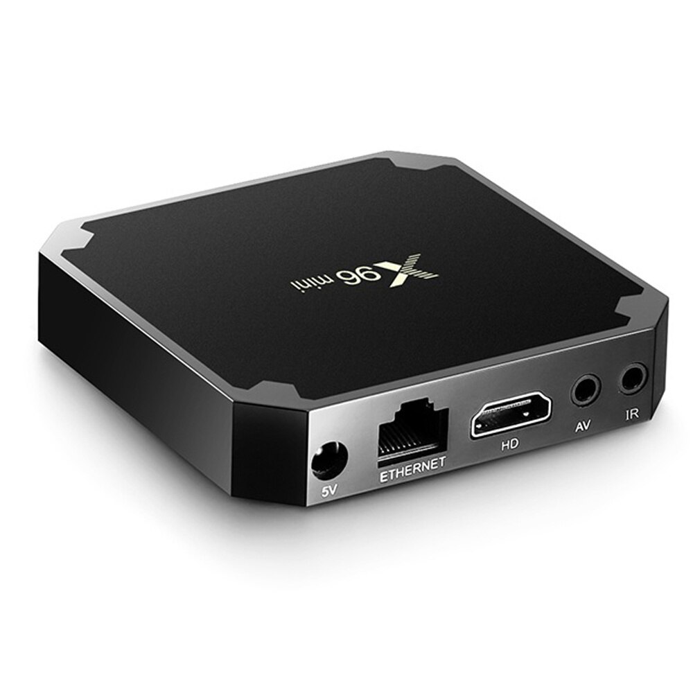 ใหม่QHDTV X96 Mini Top Box Android 9.0 8GB 16GBบลูทูธS905W Quad CORE ...