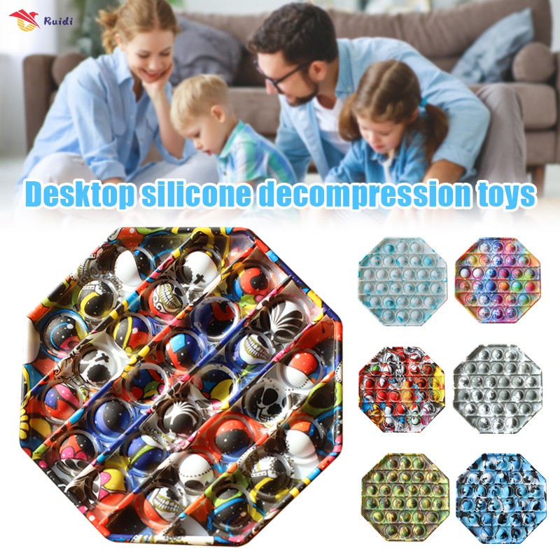 2021 ปุ่มกดของเล่น Pop It Push Bubble Gadget ของเล่นบรรเทาความเครียด ...