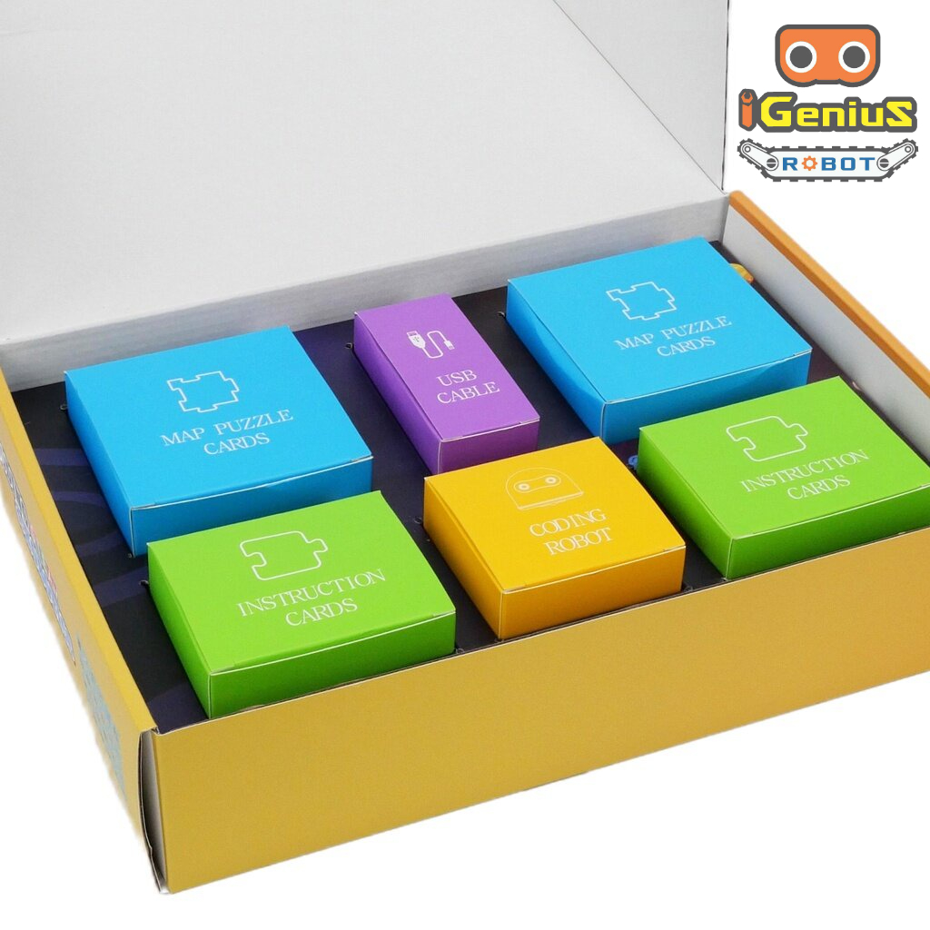 ฟรีของแถม ของเล่นเสริมพัฒนาการ v2 หุ่นยนต์ Coding Unplugged Robot โปรแกรม Genius Innovative Toy ...