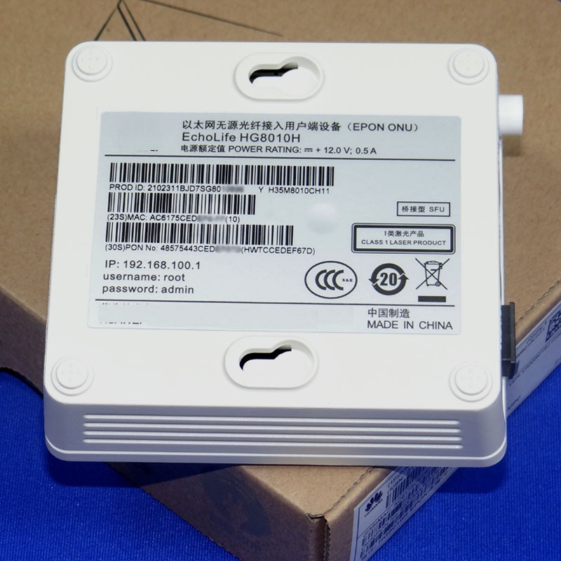 100% New Original EPON /GPON ONU HG8310M 1GE ONU ONT With Single Lan ...