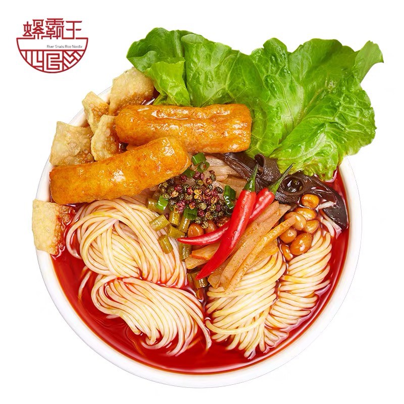 麻辣螺霸王螺蛳粉luoshifen ก๋วยเตี๋ยวบะหมี่หอยหวาน luosifen 5 ถุง5bags ...