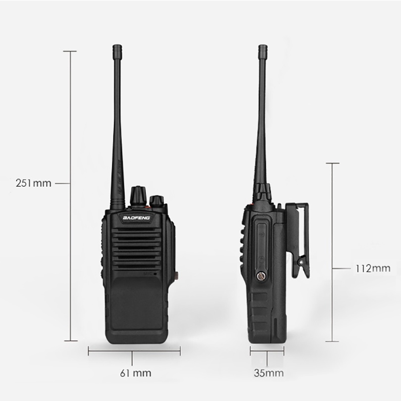 ↂ8W Baofeng BF-9700 High Power Walkie Talkie Waterproof UHF Handheld ...