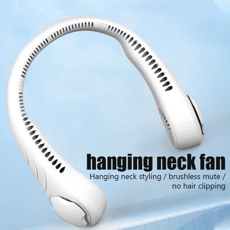 wPortable Neck FanFoldable Hands Free Bladeless Neck Fan Wearable ...
