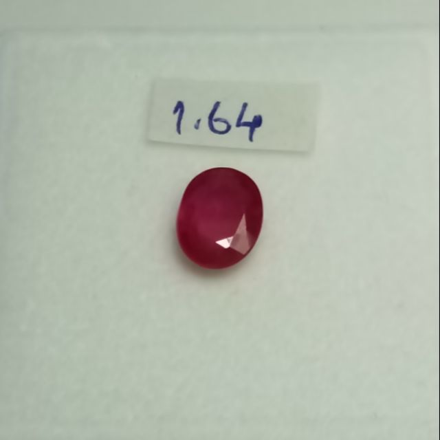 พลอยทับทิม Ruby Oval. Cut.70 - onesatang - ThaiPick