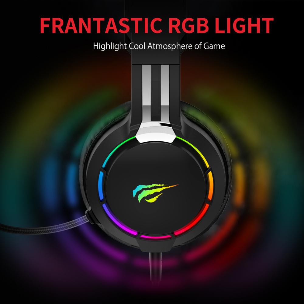 ﹍Havit Professional RGB Gamer Headset for Computer PS4 Gaming ...