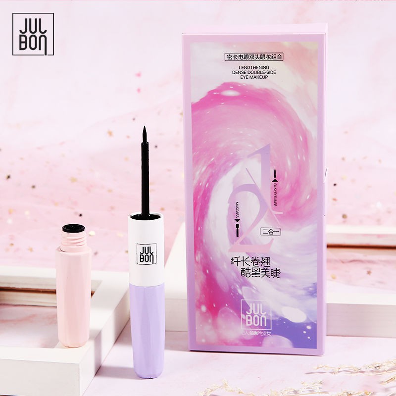 [ใช้คู่เดียว] อายไลเนอร์ Jiaobang + มาสคาร่าคอมโบกันน้ำไม่เรียบเนียนสาว ...