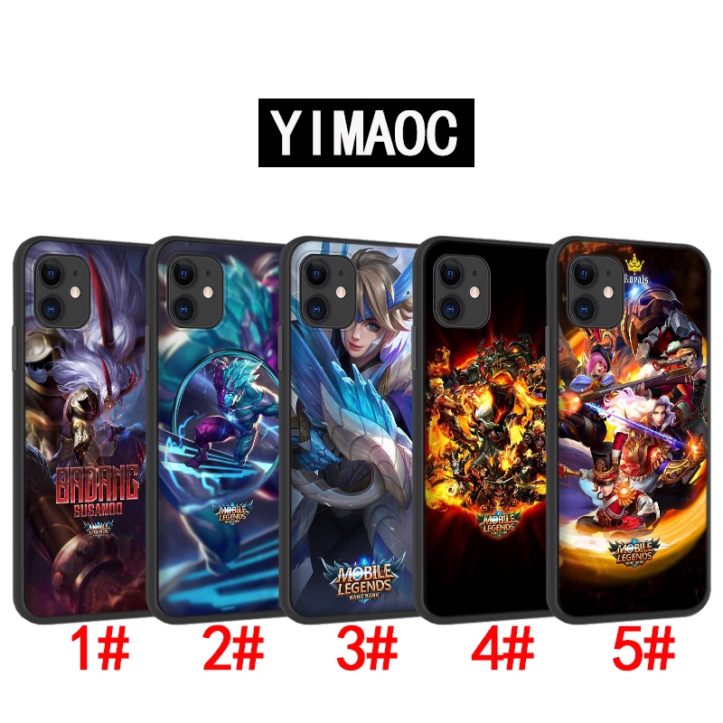 iPhone 12 Mini 11 Pro XR XS Max Soft Case B129 Mobile Legends Bang Bang ...