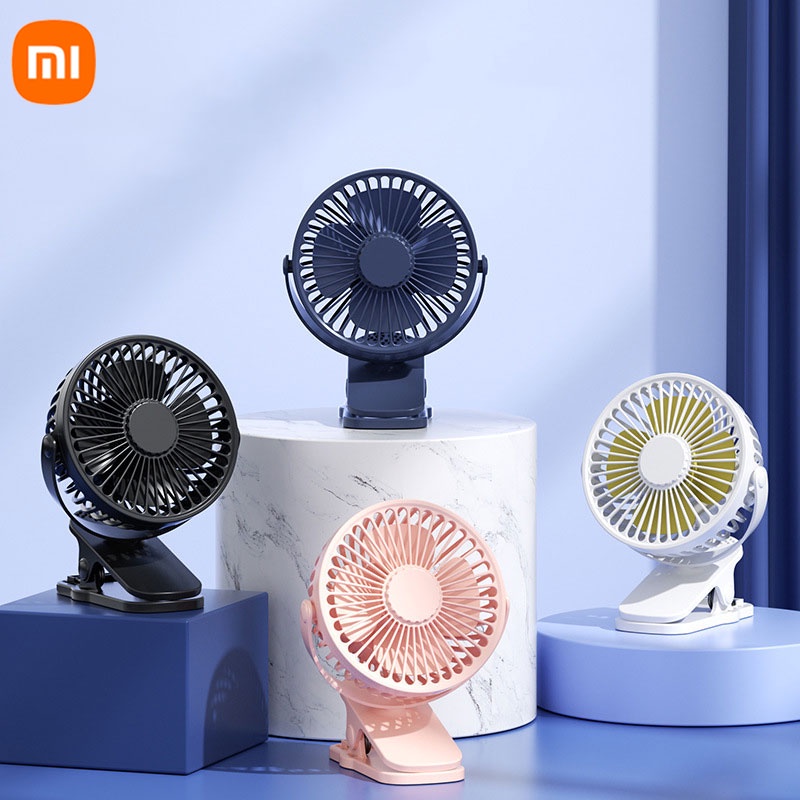 Xiaomi USB Mini Handheld Clip Fan Convenient And Ultra-quiet Electric ...