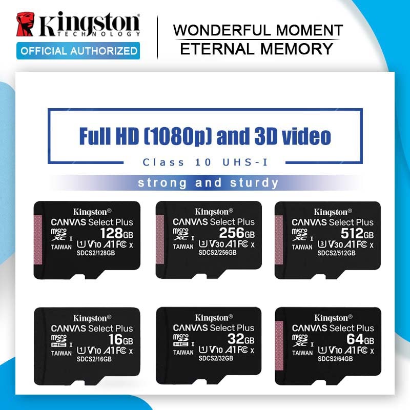 Kingston Class 10 Micro SD Card 16GB 32GB MicroSDHC Memory Micro SD ...