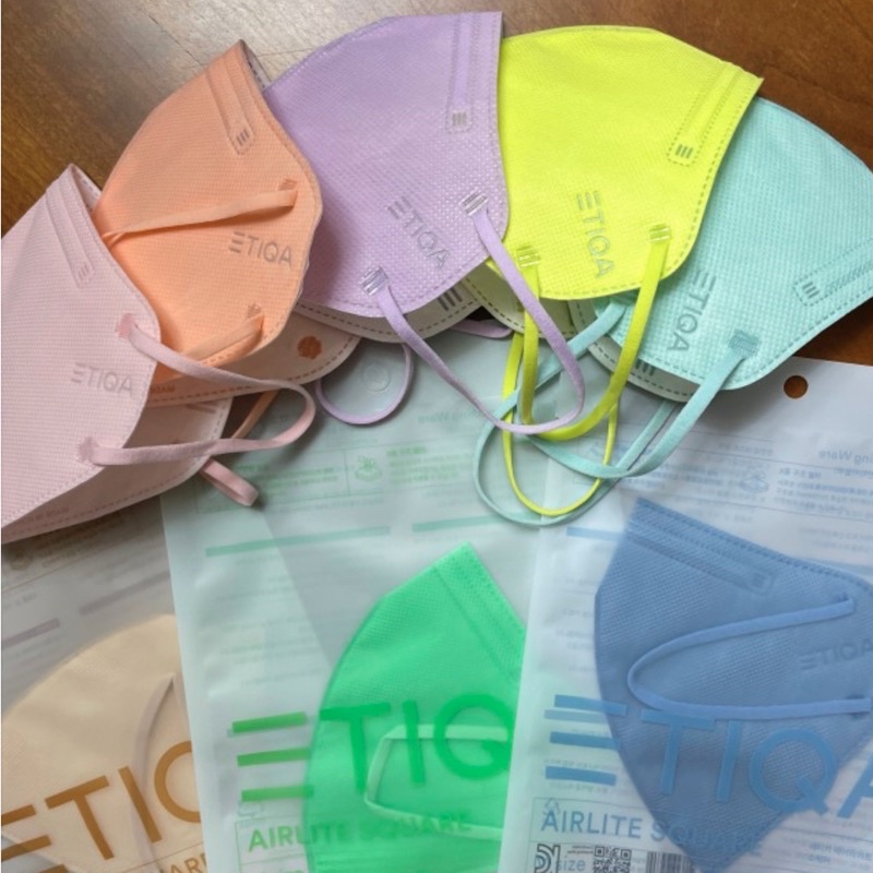 พร้อมส่ง ETIQA AirLite Square Mask หน้ากากอนามัยเกาหลี Made in Korea ...