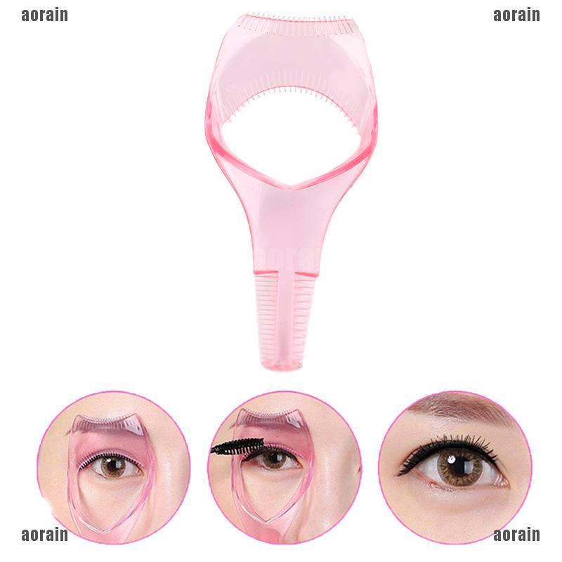 AG 3in 1 Eye lash mascara shield guard eyelash curler applicator tool ...