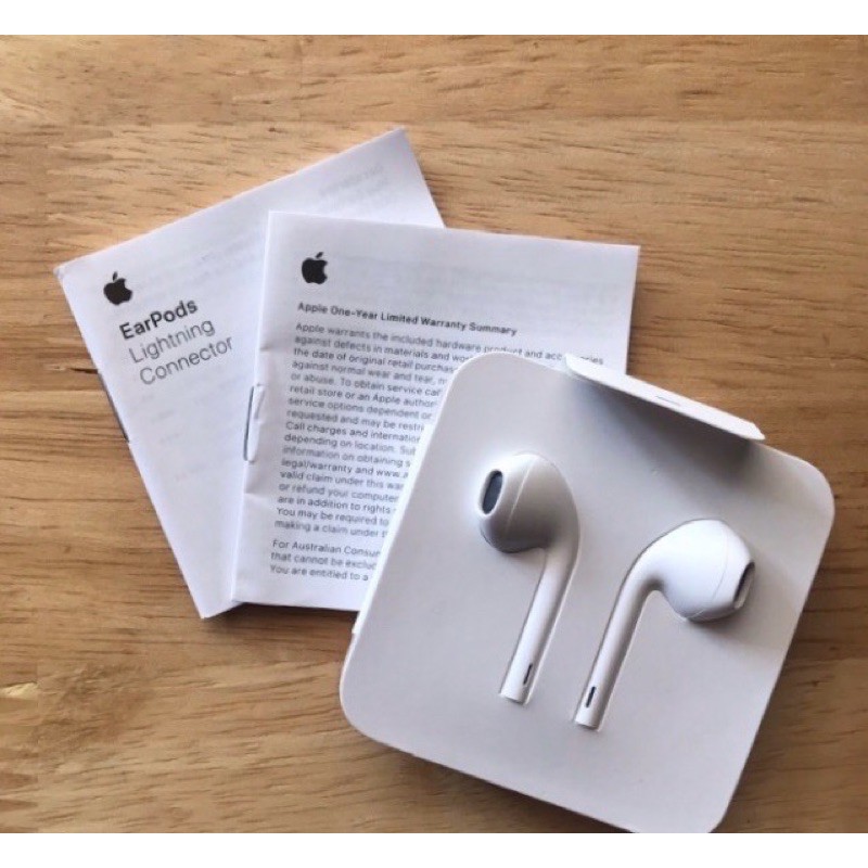 หูฟัง！ หูฟัง ของแท้ 100% Foxconn EarPod Lighting ไม่ต้องต่อบูลทูธ Iphone 7,8,X,Xr,Xs,Xs Mac,11 ...