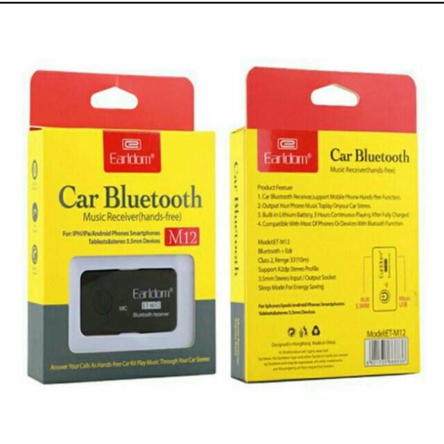 Car bluetooth m12 ของแท้100% earldom | Shopee Thailand