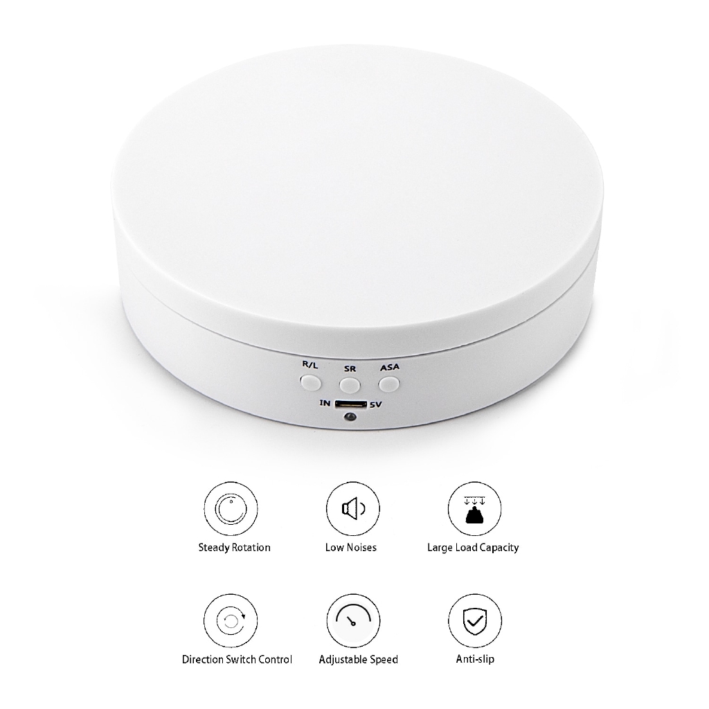 Speed Adjustable Photography Rotating Display Stand 360 Degree Electric ...