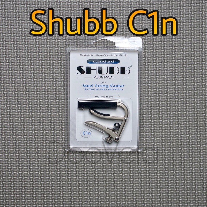 Shubb Capo C1n "Standard" คาโป้นิกเกิ้ลผิวด้าน ระบบโรลลิ่ง สำหรับกีตาร์โปร่ง กีตาร์ไฟฟ้า ...