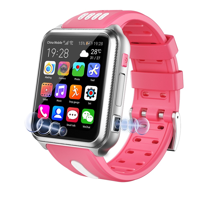 H1W5 4G GPS Wifi Location StudentKids Smart Watch Phone Android System ...