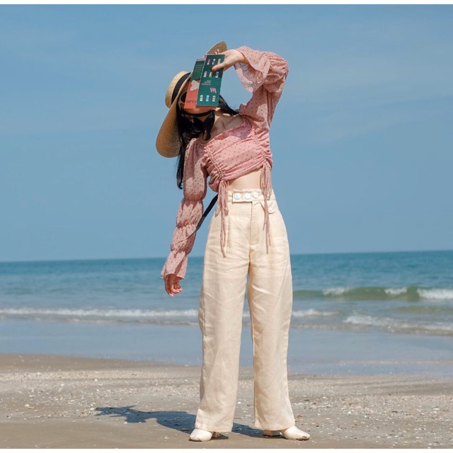 กางเกงสีครีม the blanc pale size s - pairizzz - ThaiPick