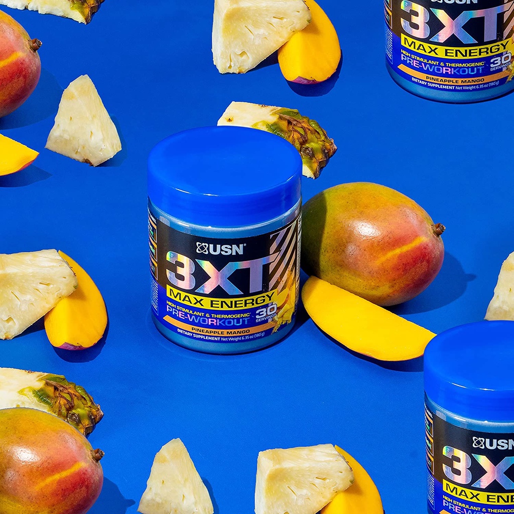 USN 3XT MAX ENERGY Pre-Workout (30Servings) พรีเวิร์คเอาท์ เพิ่ม ...