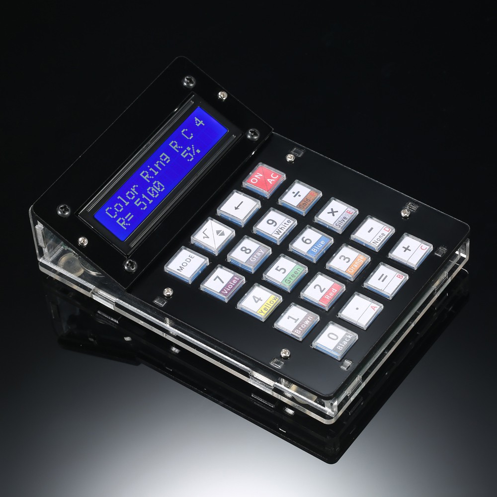 DIY Calculator Counter Kit with Acrylic Case LCD Display Multi-purpose ...