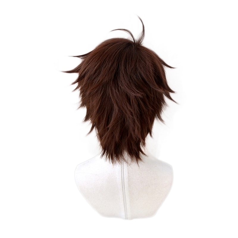 Haikyuu!! Aoba Johsai Toru Oikawa Tooru Dark Brown Short Wig Coslay ...