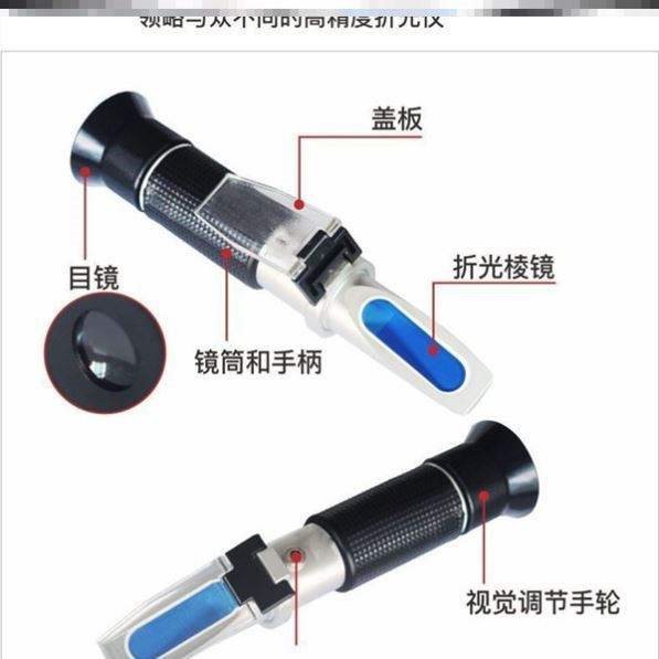 Saccharimeter Handheld Fruit Brix Meter Grape Watermelon Kiwi Sugar ...