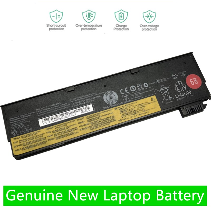 ONEVAN Genuine 72Wh 48Wh Laptop Battery For Lenovo ThinkPad X240 X250 ...