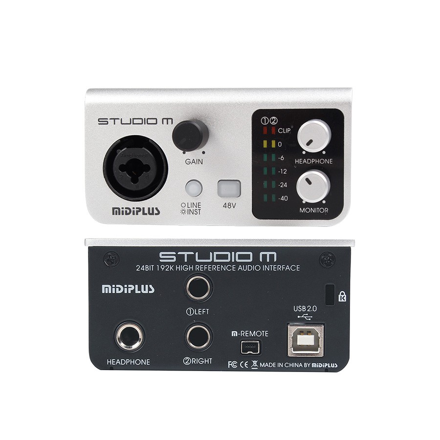 MiDiPLUS STUDIO M 24bit 192k ออดิโอ อินเตอร์เฟส Audio Interface ...