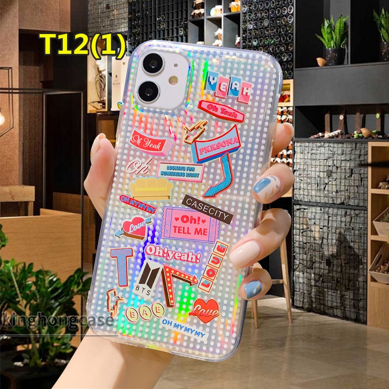 เคสเคสโทรศัพท์มือถือลายกลิตเตอร์สําหรับ เคส OPPO A5S A92 Reno 2F A12 A9 ...