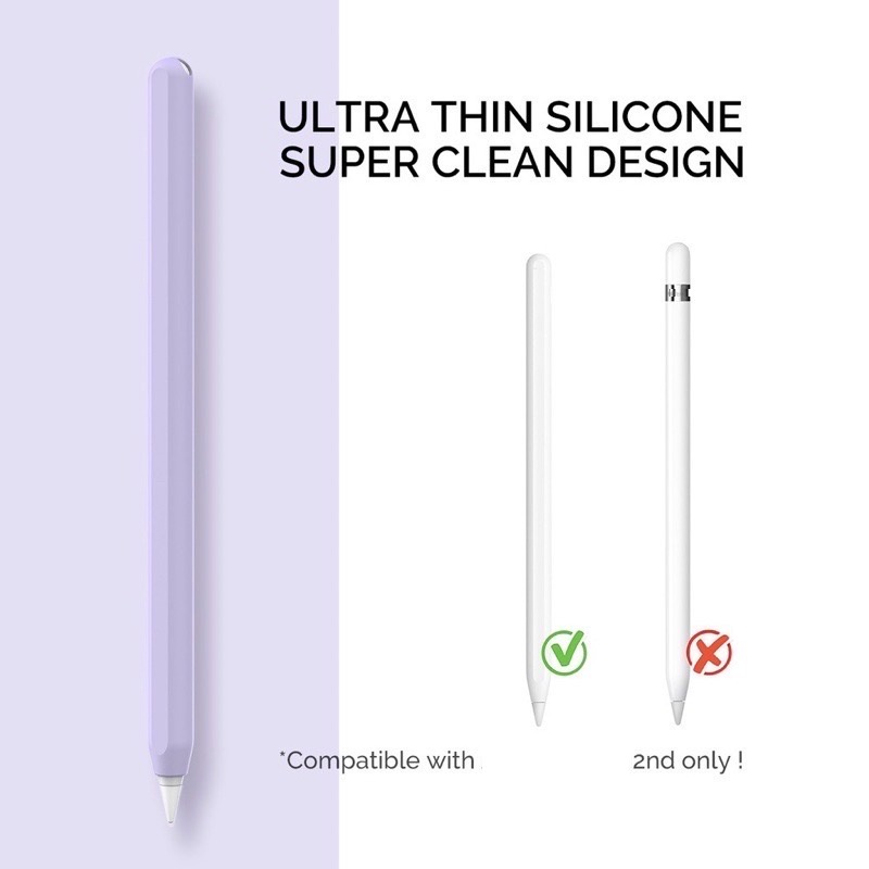 เคสปากกาสำหรับไอแพด AP Stylus Pencil Gen 2 รุ่นใหม่ บาง 0.35 เคส ปลอก ...
