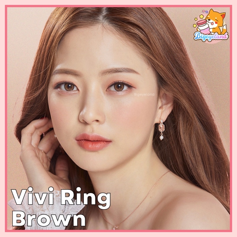 คอนแทคเลนส์ Vivi Ring Brown Choco Gray (GAEzZ Secret Sweety Soft) ขนาด ...