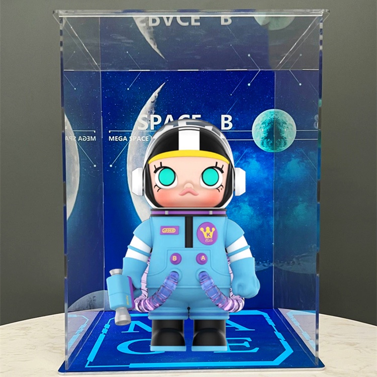 Bubble Mart MEGA Collection 400% นักบินอวกาศ SPACE MOLLY Blind Box Hand ...