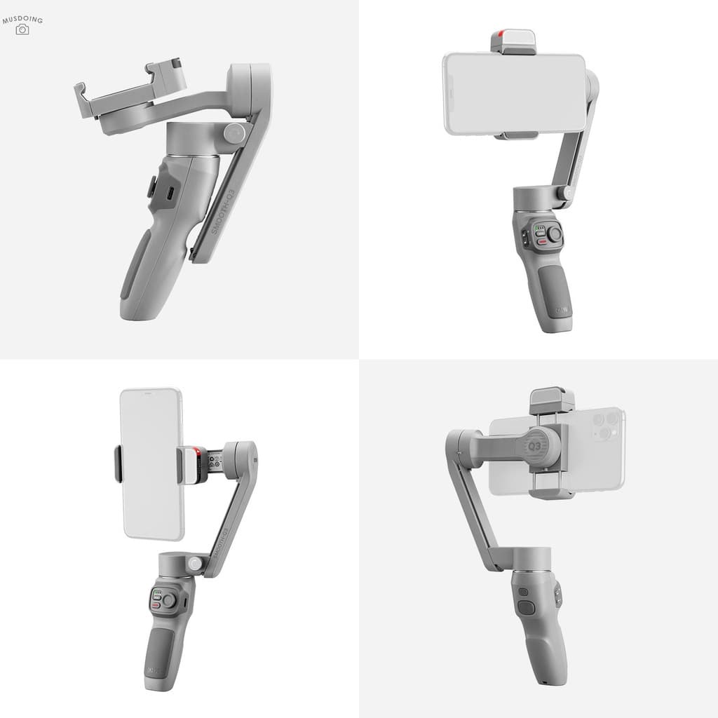 Zhiyun Smooth Q3 ไม้กันสั่น 3 แกน สำหรับสมาทโฟน พร้อมไฟในตัว - the ...