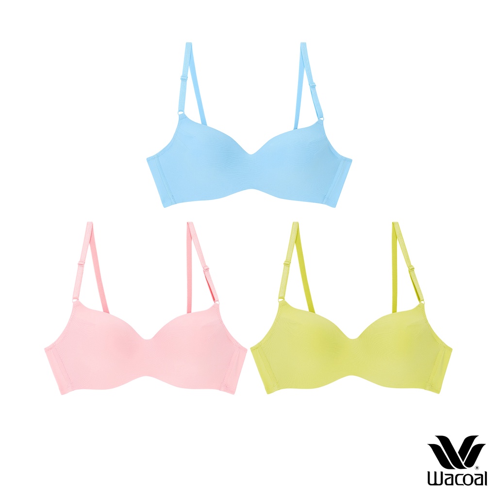 Wacoal Surprise Support Bra set 3 ชิ้น รุ่น WB9V01 คละสี บรามีโครง ...