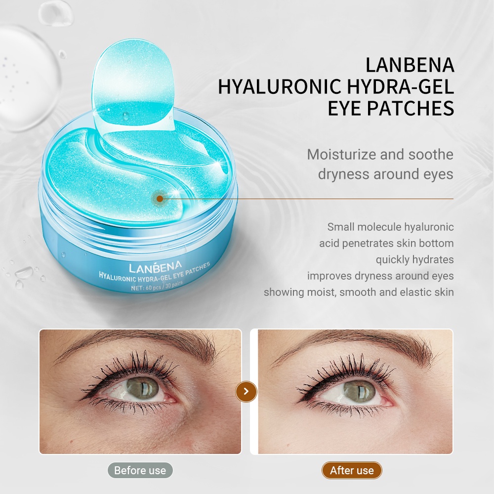 LANBENA Eye Mask อายมาร์ค มาร์คใต้ตา มาร์คใต้ตา อายมาสก์ บำรุงรอบดวงตา ...