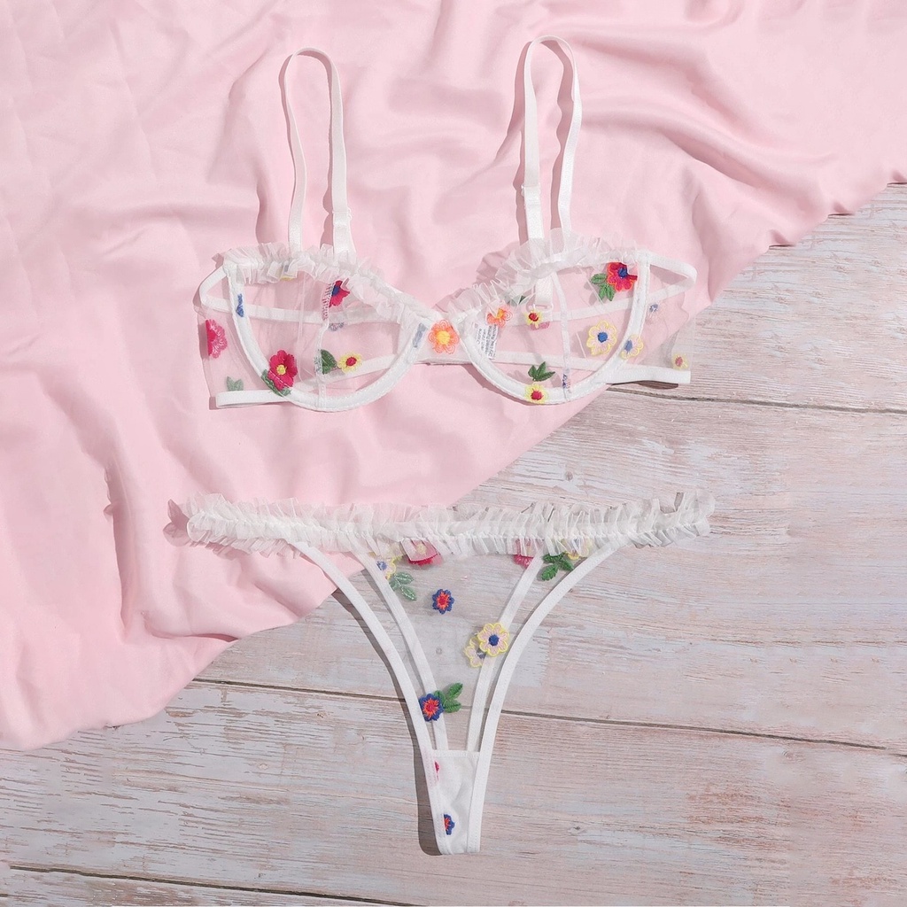 Bowskyชุดชั้นใน จีสตริง ชุดนอน ลายดอกไม้ สําหรับผู้หญิง - bowsky.th ...