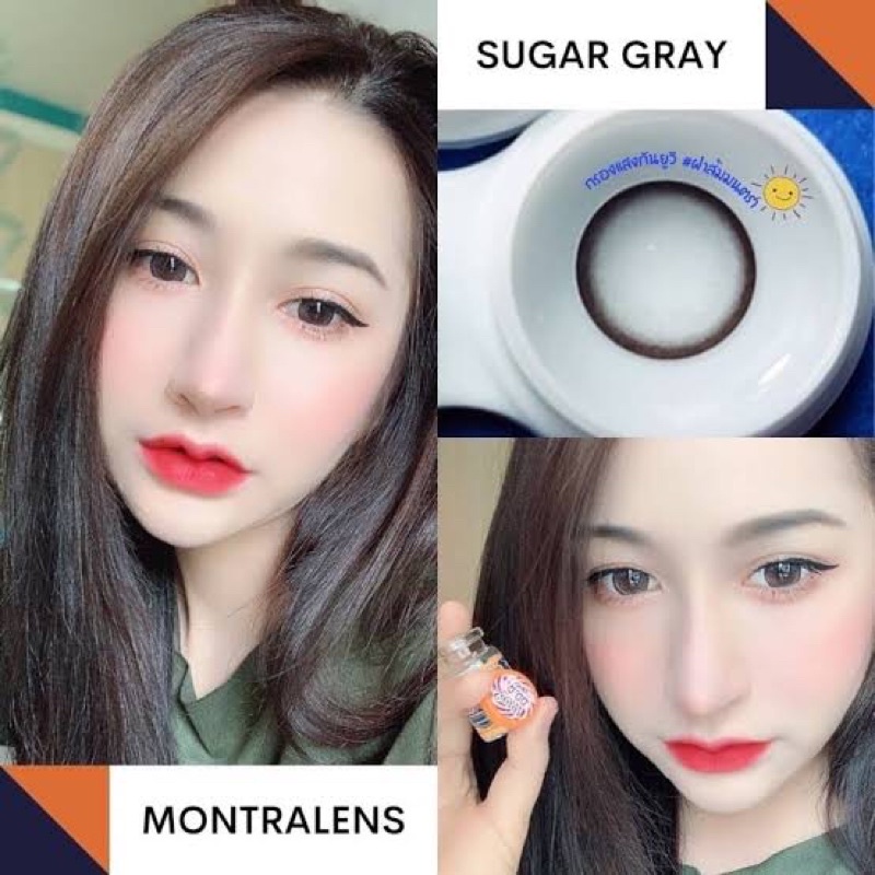 Sugar gray สีเทาตัดขอบธรรมชาติน้า - cute_contactlens - ThaiPick